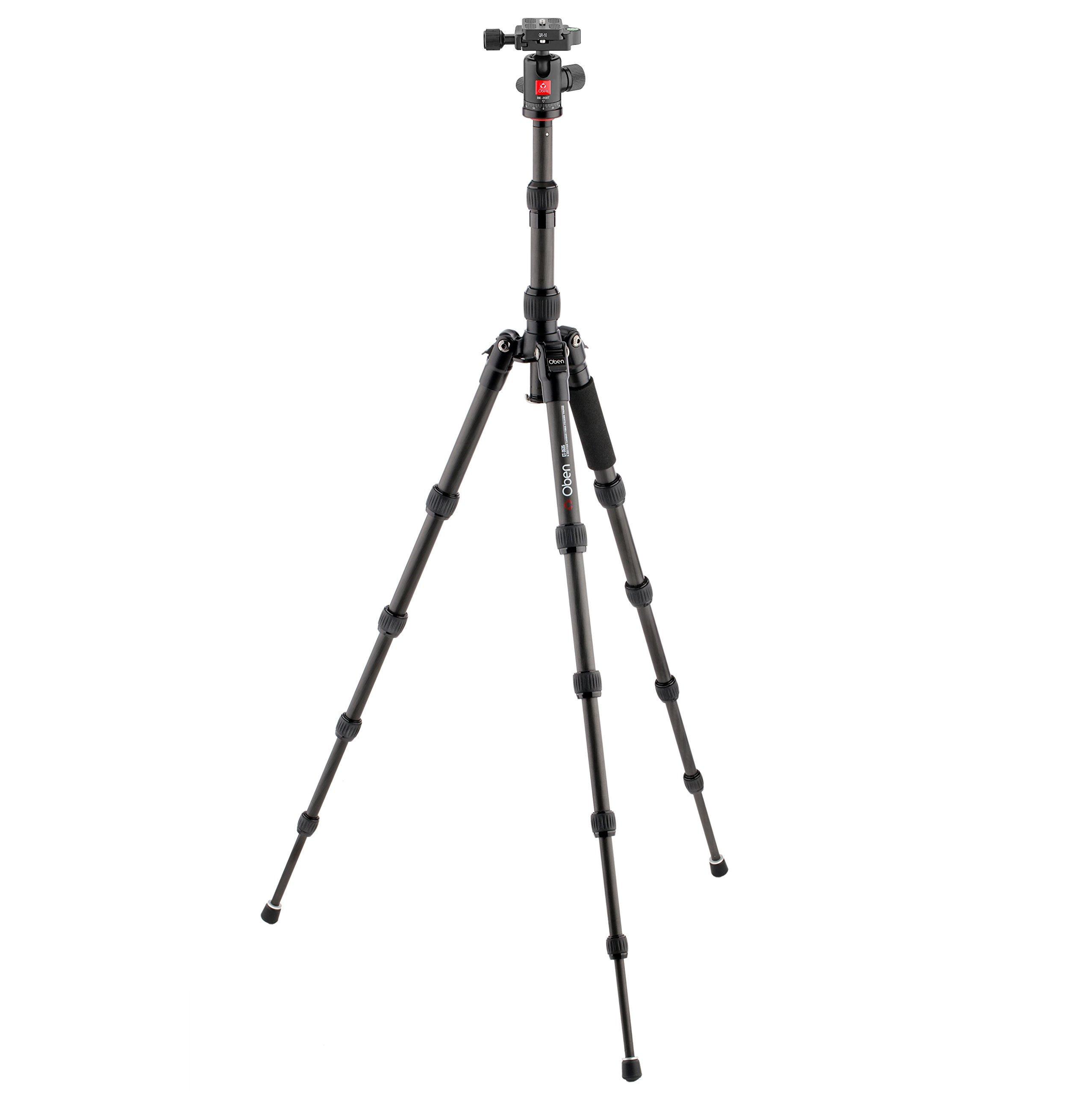 Oben CT-3535 Folding Carbon Fiber Travel Tripod with BE-208T Ball Head