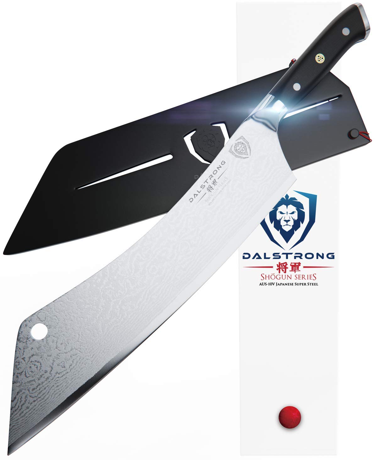 The Shogun Series 12" Crixus Chef's Knife Bundled with The Dalstrong Premium Whetstone Kit - #1000/#6000 Grit