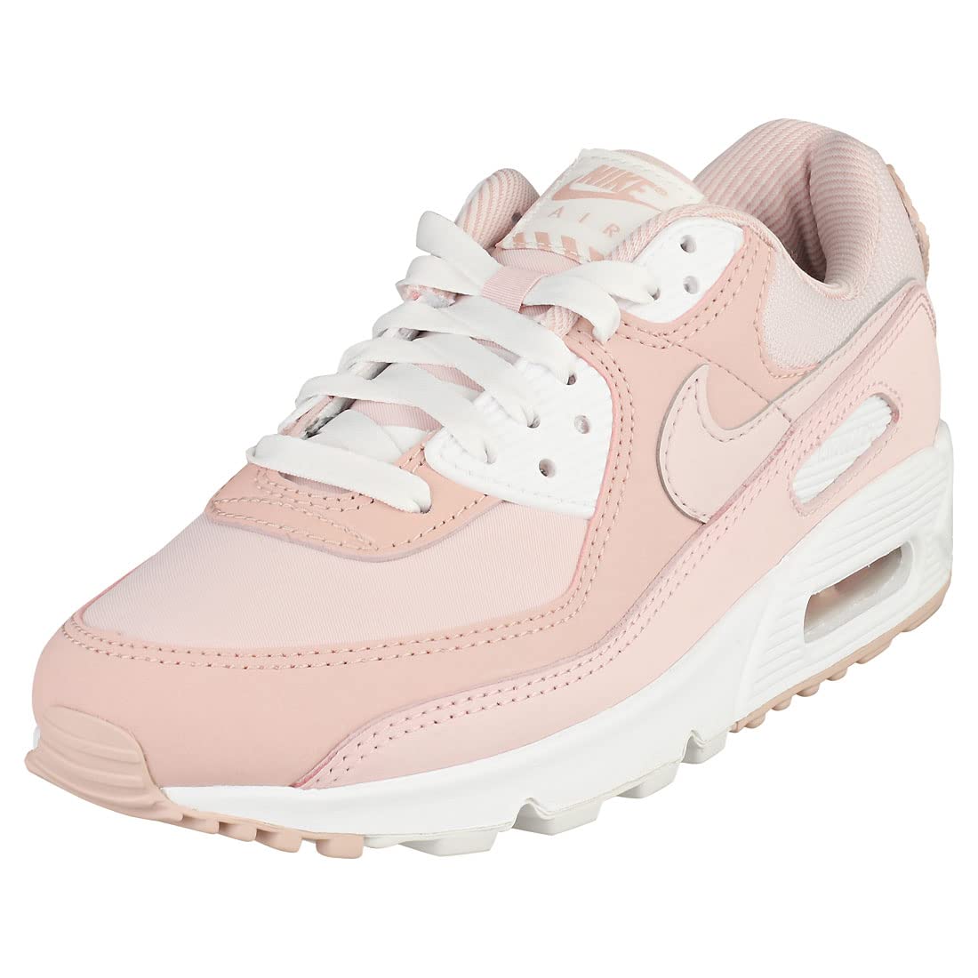 Nike Womens W Air Max 90 Sneaker, BARELY ROSE/BARELY ROSE-PINK OXFORD, 5 UK (7 US)