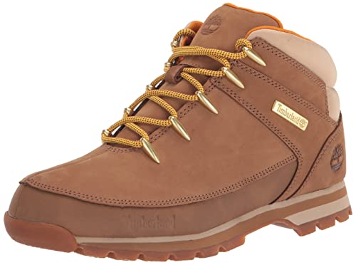 Timberland Men's Euro Sprint Hiker, Medium Brown Nubuck, 9
