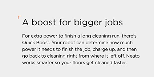 Neato D10 Intelligent Robot Vacuum CleanerâLaserSmart Nav, Smart Mapping, Cleaning Zones, WiFi Connected, 300-min runtime, Powerful Suction, Max Clean, Edges, Corners & Pet Hair, XXL Dustbin, Alexa