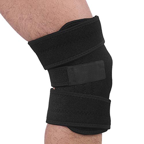 TOPINCN Knee Support Brace, Size Adjustable Knee Brace Moisture-wicking Neoprene Minor Knee Injury Protect Portable for After Surgery for Knee Strain