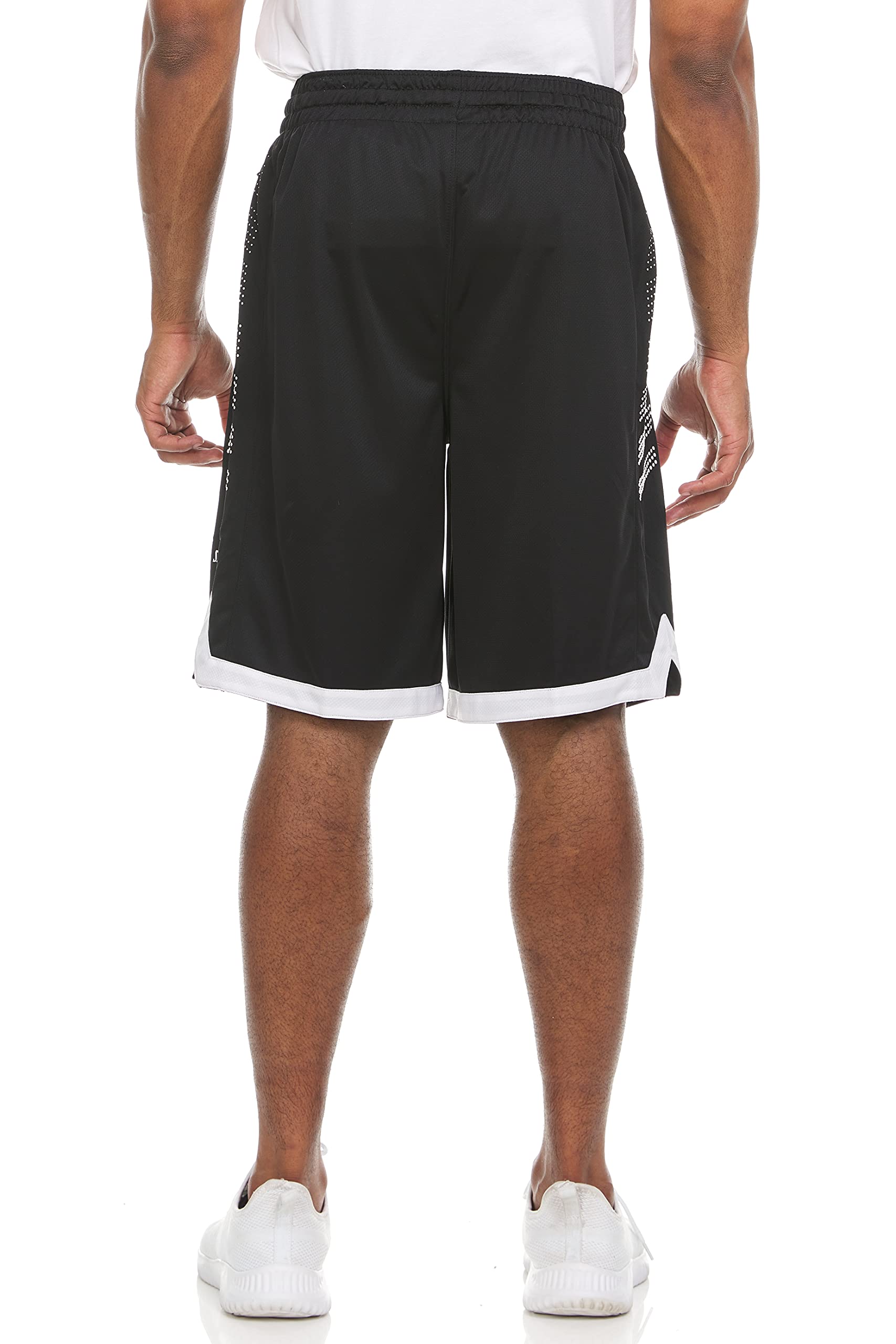 Spalding Mens Guard Performance Basketball Short, Black, XL