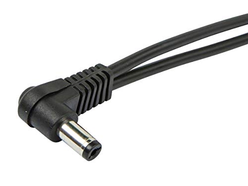 Monoprice 8-Head Multi-Plug Daisy-Chain Cable - 12-Inch, 2.1mm Pins for Guitar Pedal Power Adapters