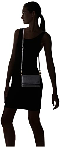 Timberland womens Rfid Leather Crossbody Bag Wallet Purse, Black (Cav), One Size