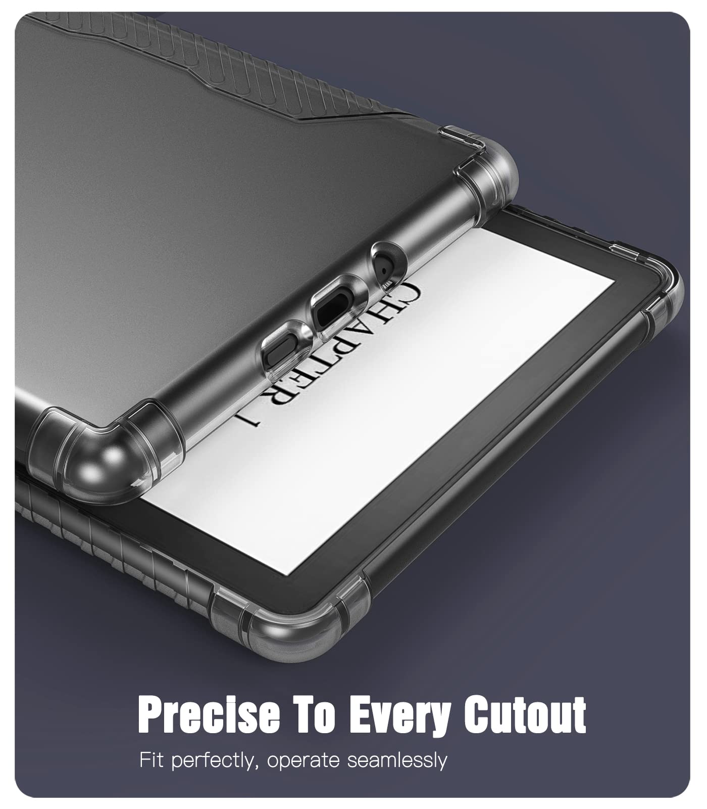 TiMOVO Case Fits All-New Kindle Paperwhite (6.8", 11th Generation, 2021 Release), Soft TPU Protective Case Cover with Reinforced Corners, Slim and Lightweight Transparent Anti-Scratch Cover, Clear