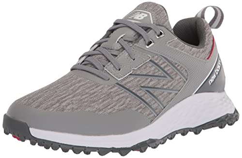 New Balance Men's Fresh Foam Contend Golf Shoe, Grey/Charcoal, 13 X-Wide