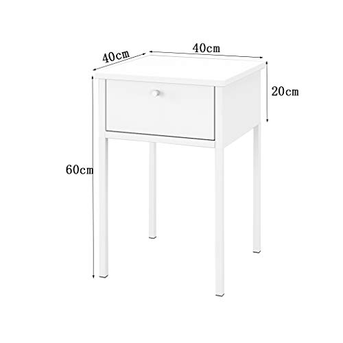 Saladplates-LXM End Tables Table,Side Table,Nightstand,Sofa End Tables Tea Table with Drawers for Home,Office,Bedroom,Hallway,Living Room,Balcony