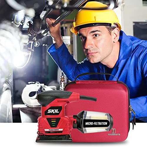 Tourmate Hard Case Replacement for Skil 7292-02 Palm Sander/Wen 6301 Palm Sander/Black+Decker Orbit Sander (BDEQS300) / Makita BO4556 Sander/SKIL Random Orbital Sander (SR211601)