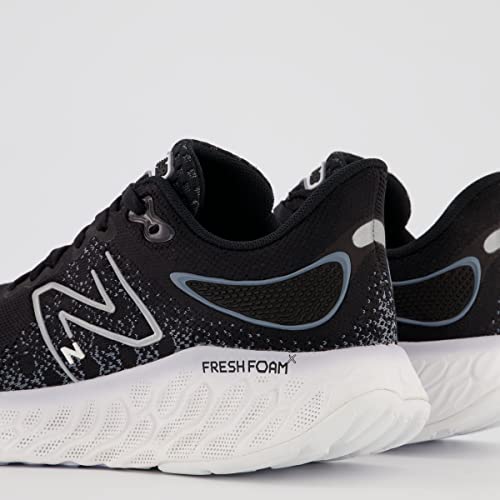 New Balance Women's Fresh Foam X 1080 V12 Running Shoe, Black/Thunder/Violet Haze, 8