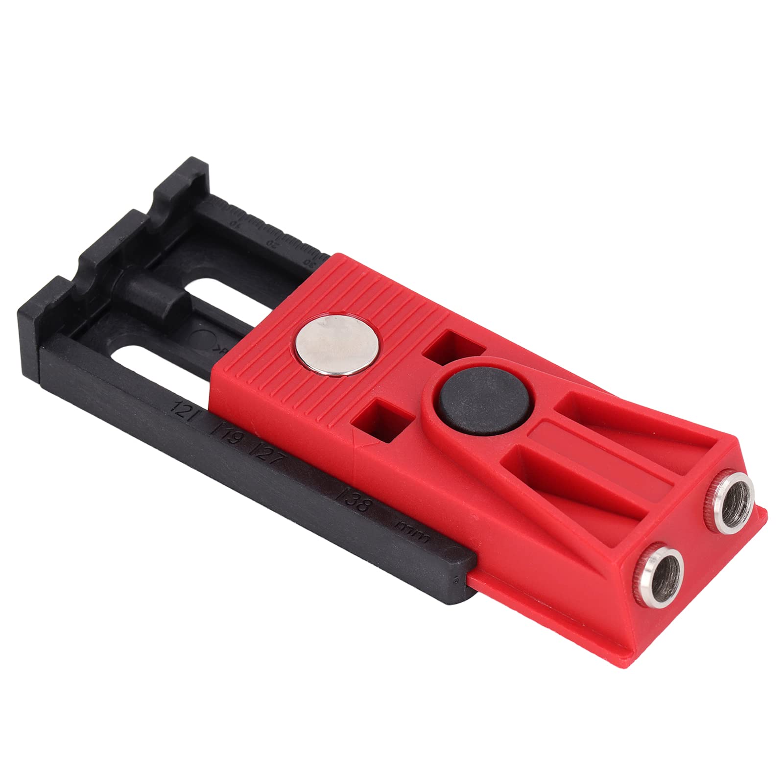 Orenic Woodworking Drill Guide Dowel Jig Kit, Precise Hole Positioning Accessories for Oblique & Pocket Hole Joinery, Self Centering Doweling Jig with Woodworking Angle Hole Locator, Drilling Fixture
