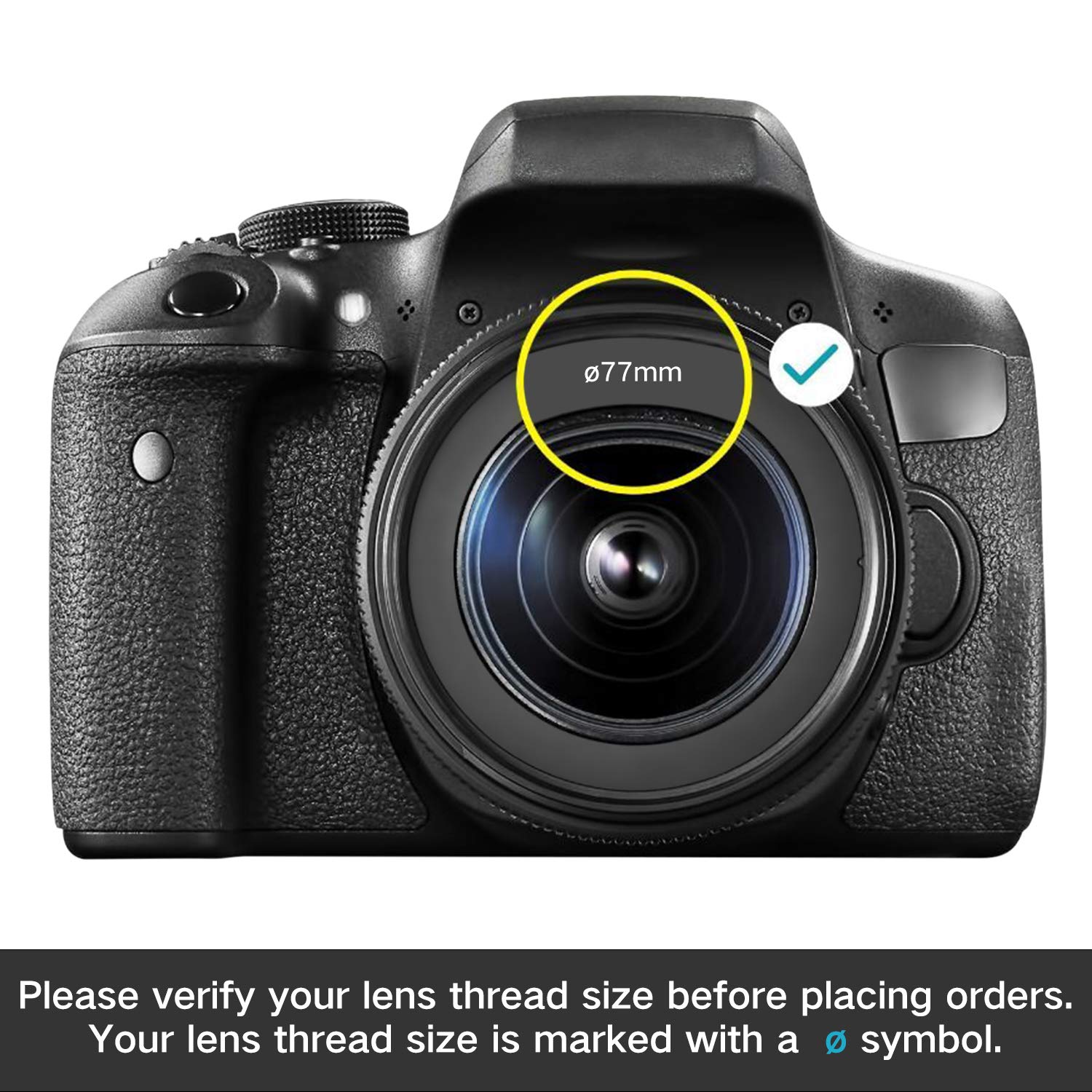 Neewer 77mm MRC ND Filter, Variable Neutral Density Adjustable ND Filter ND2 to ND400, Multi-Layer Coated Optical Glass, Water-Repellent & Scratch-Resistant Ultra-Slim Filter for 77mm Camera Lens