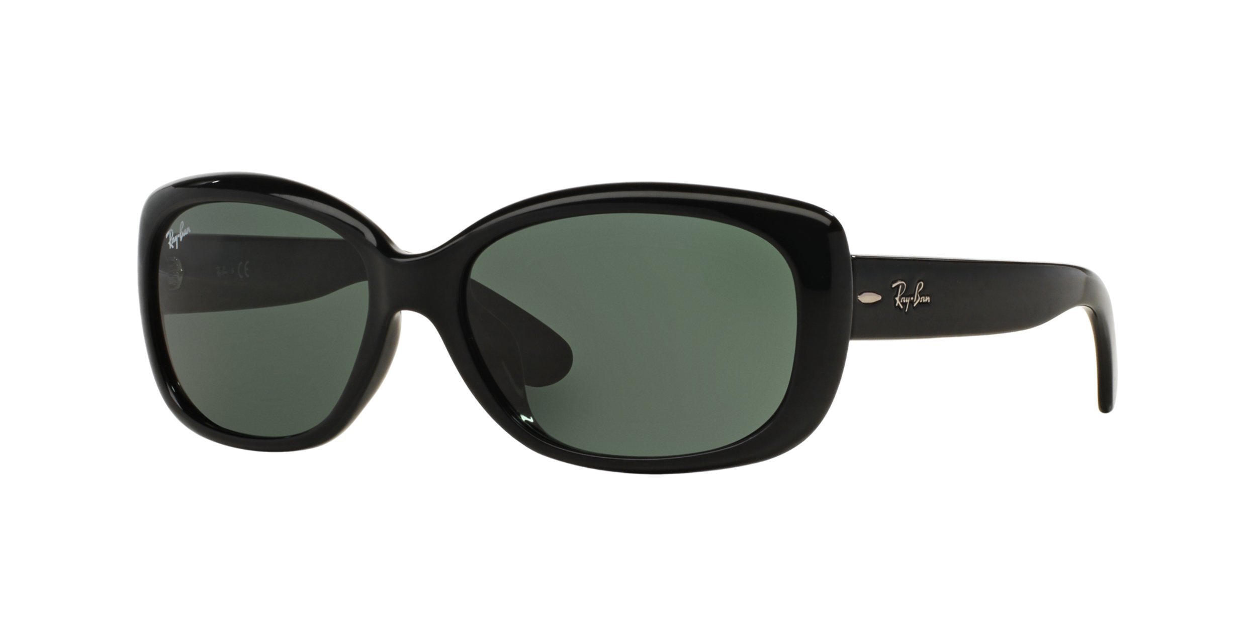 Ray-Ban Women's Rb4101f Jackie Ohh Low Bridge Fit Butterfly Sunglasses, Havana/Pink Gradient Dark Brown, 58 mm