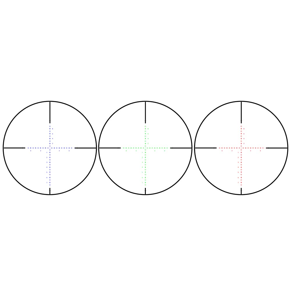 NT Series 4-16X50 / 6-24X50 AO Hunting Rifle Scope, Red/Green/Blue llluminate Glass Etched Reticle, Fully Multi-Coated Lens, Adjustable Objective SFP Riflescopes (6-24x50)