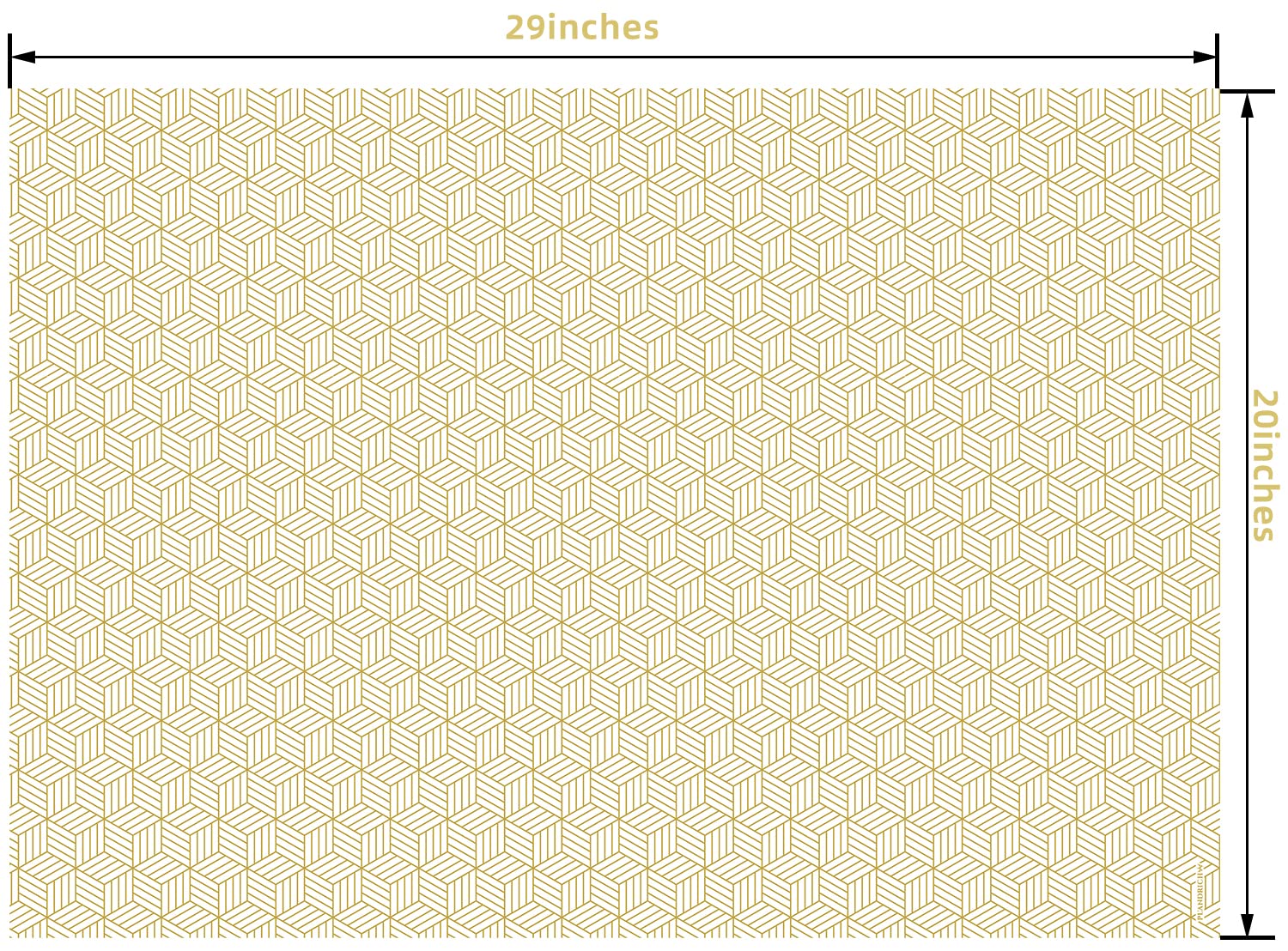 PlandRichW Gold Wrapping Paper Folded for Birthdays, Weddings, Graduations, Father's Day, Christmas, Hanukkah, Holidays, White & Gold Foil Design Triangle Striped Polka Dot Grid 12 Sheets 20"x29"