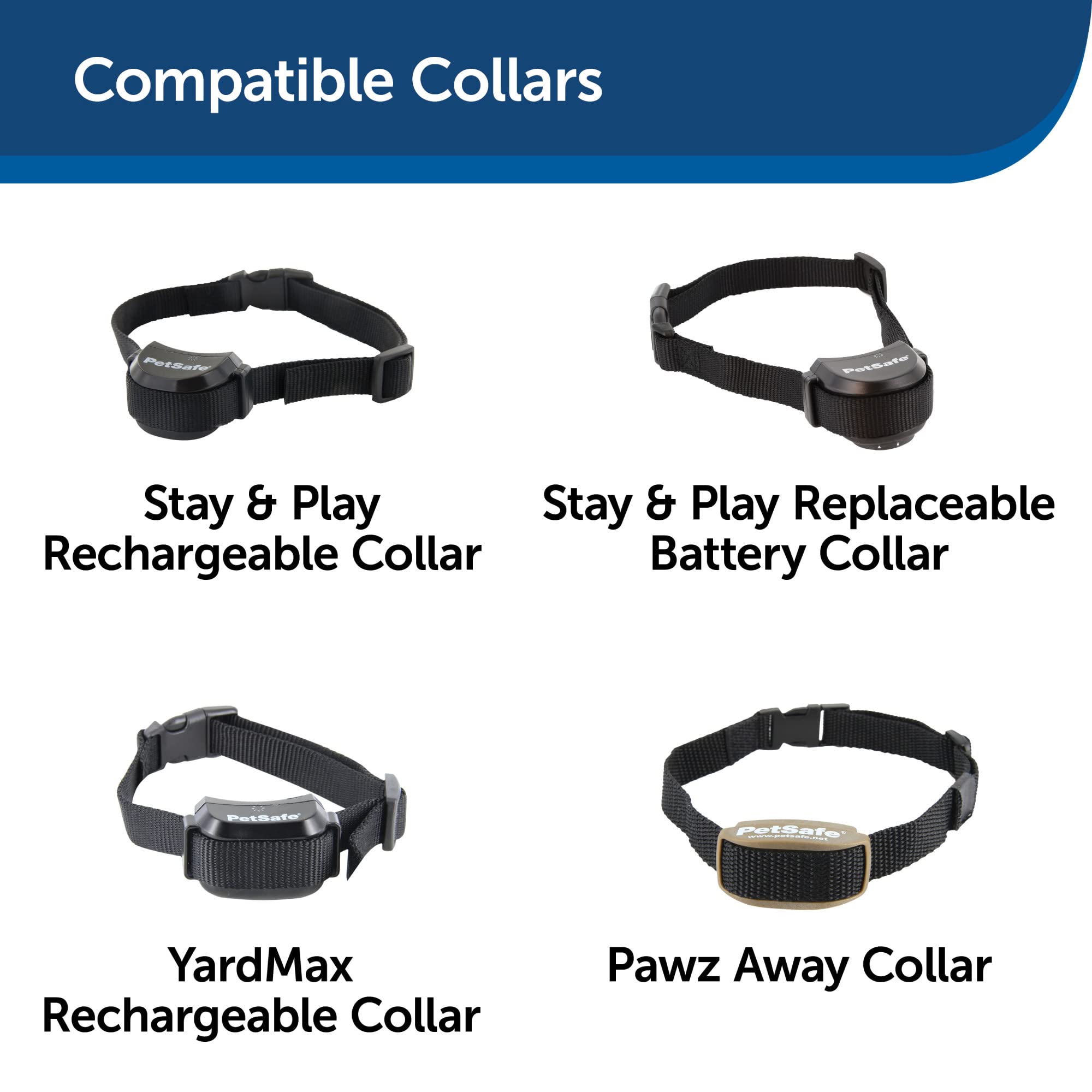 PetSafe Collar Strap for Cats β Replacement Collar Strap for Stay & Play, Pawz Away, and YardMax Receiver Collars β Comfortable and Lightweight for Cats to Wear