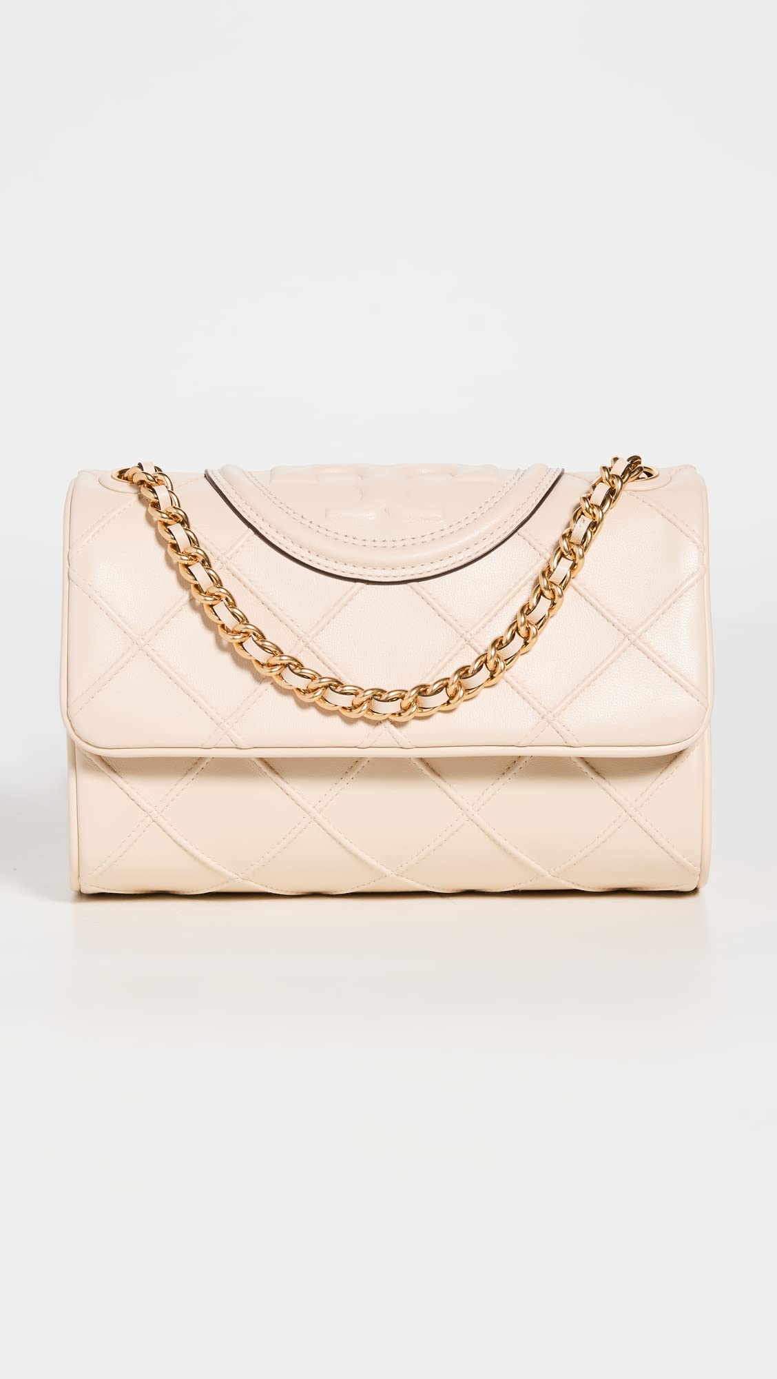 Tory Burch Women's Fleming Soft Small Convertible Shoulder Bag, New Cream, Off White, One Size