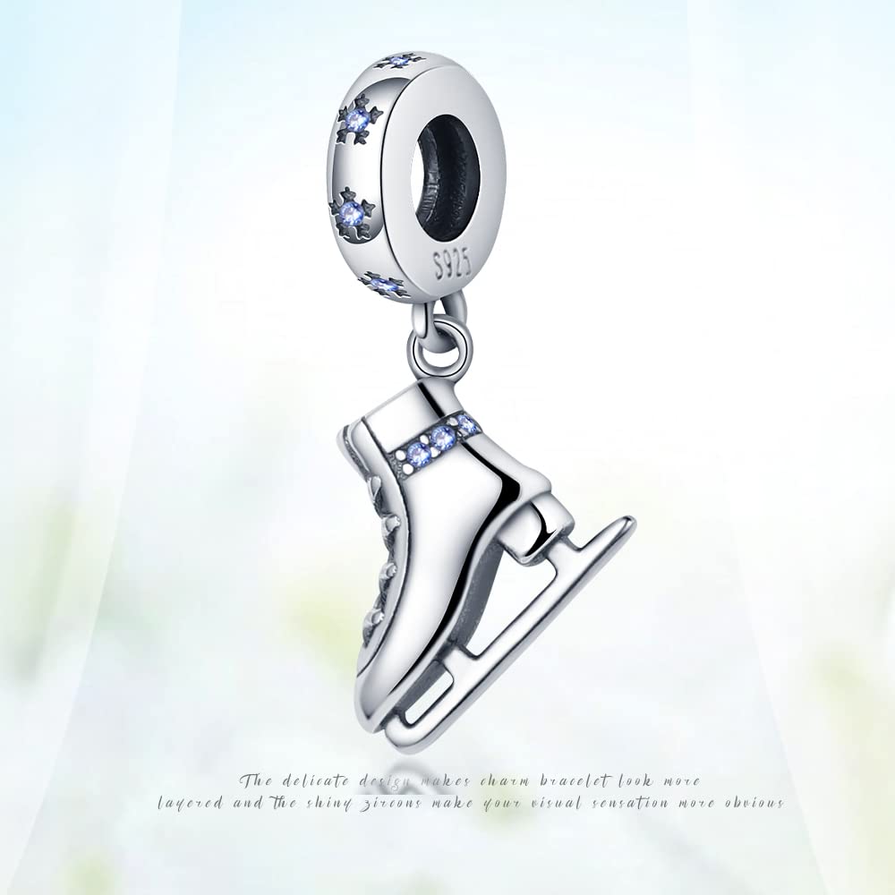 TINSLO Classic Charm For Women Charm Bracelet, 925 Sterling Silver Pendant Pendant Beaded Gift, Can Be Matched For Women
