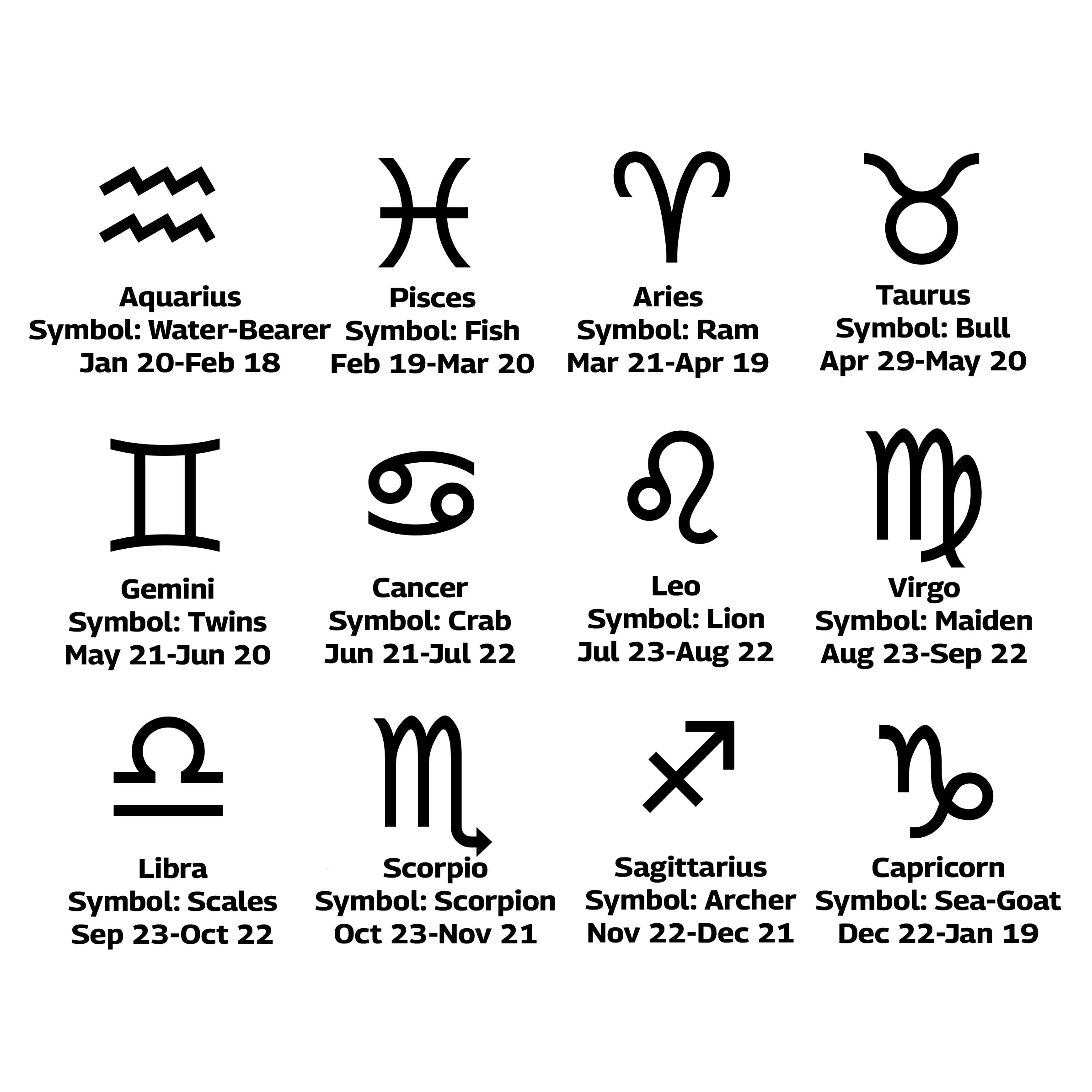 Tiny Birthdate Astrology Zodiac Signs Horoscope Studs Solid 14K Gold Screw Back Earrings -Aries