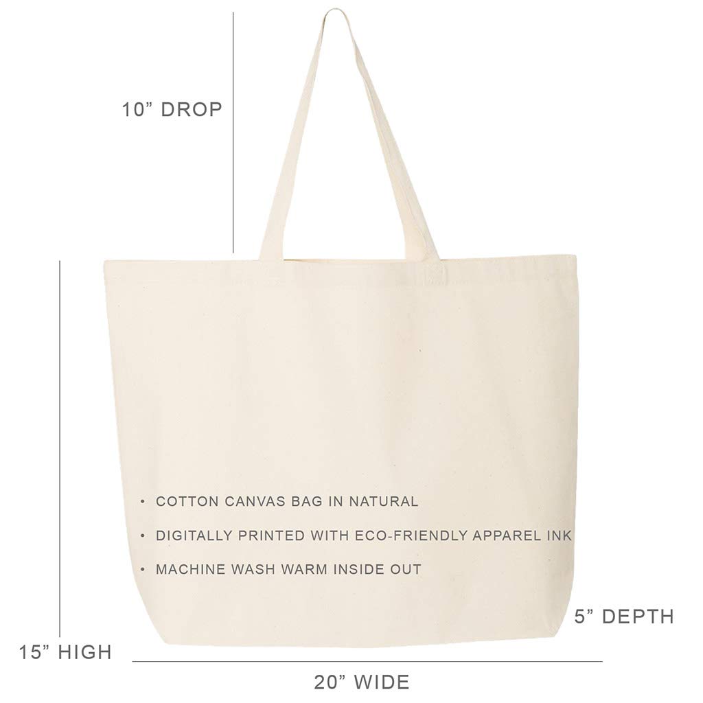 sockprints Tote Bags for Delta Phi Epsilon Sorority β Mod Style Sorority Bag - Large Canvas Tote Bag - Sorority Gifts for Women