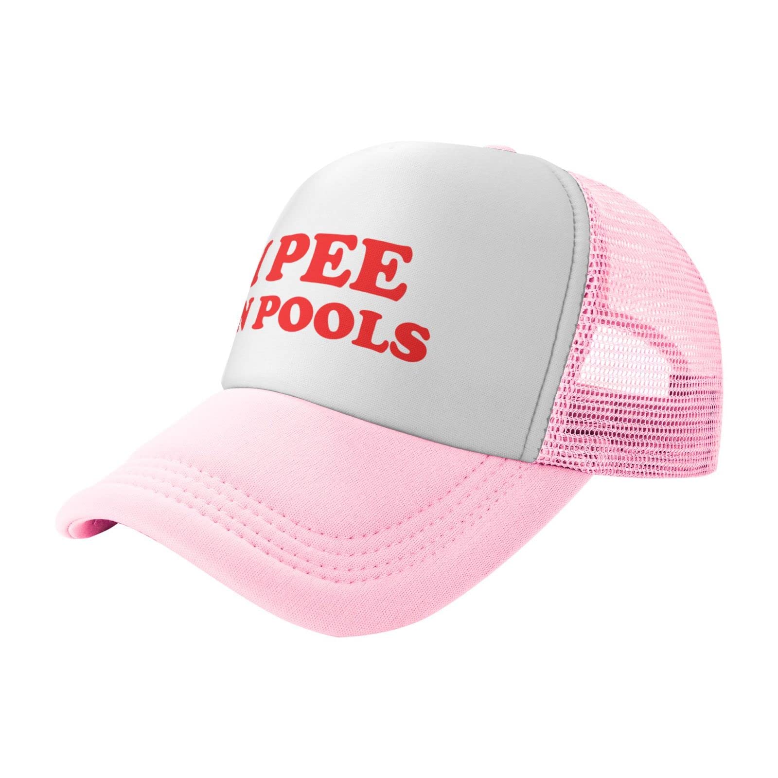 Unisex I Pee in Pools Hat Baseball Cap Snapback Hats Adjustable Cap Blue