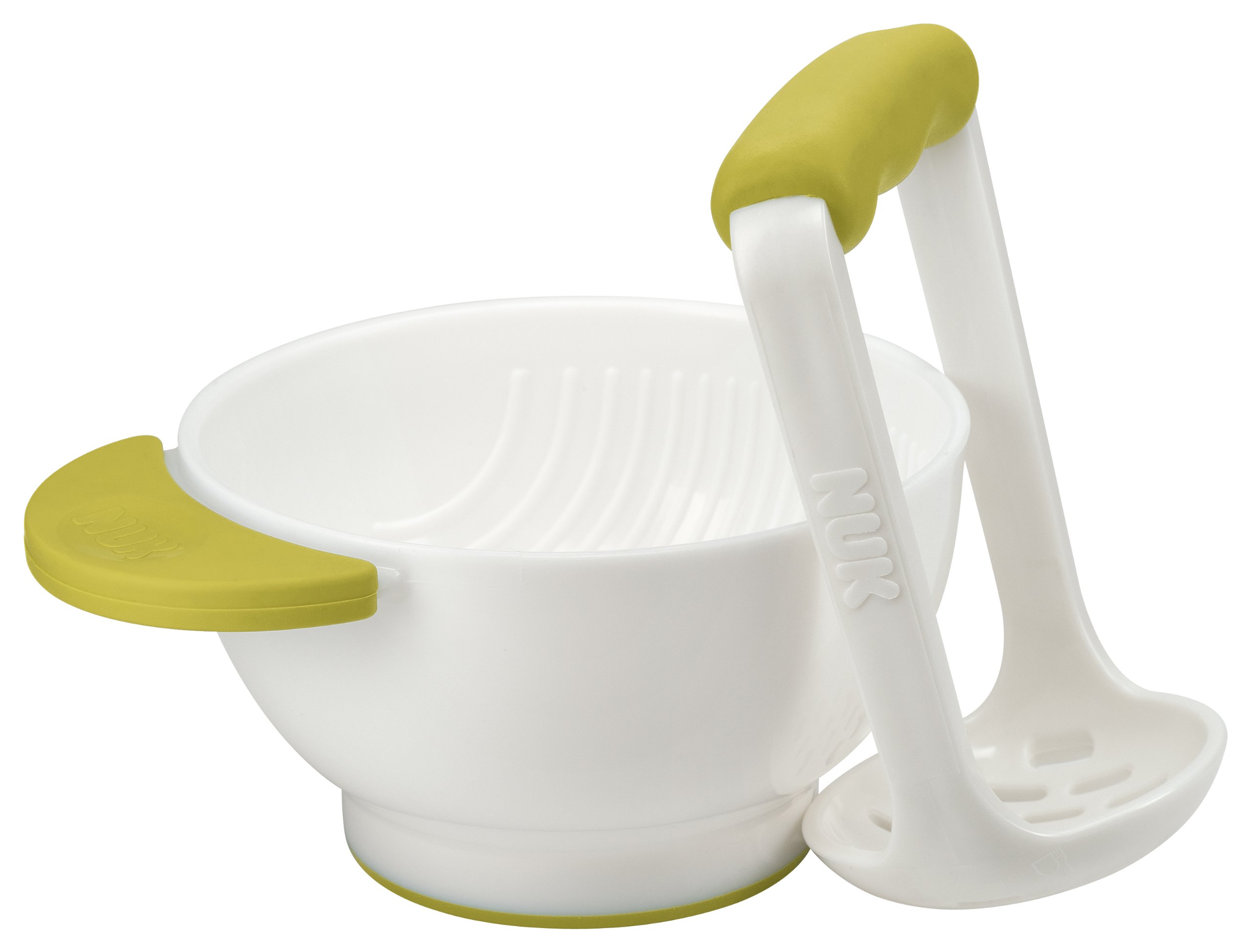 NUK Fresh Foods Masher & Bowl, colour pistachio
