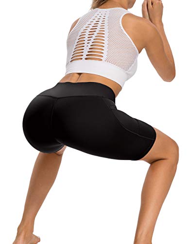 oyioyiyo Biker Shorts Women Workout Gym Athletic Running Spandex Shorts Women