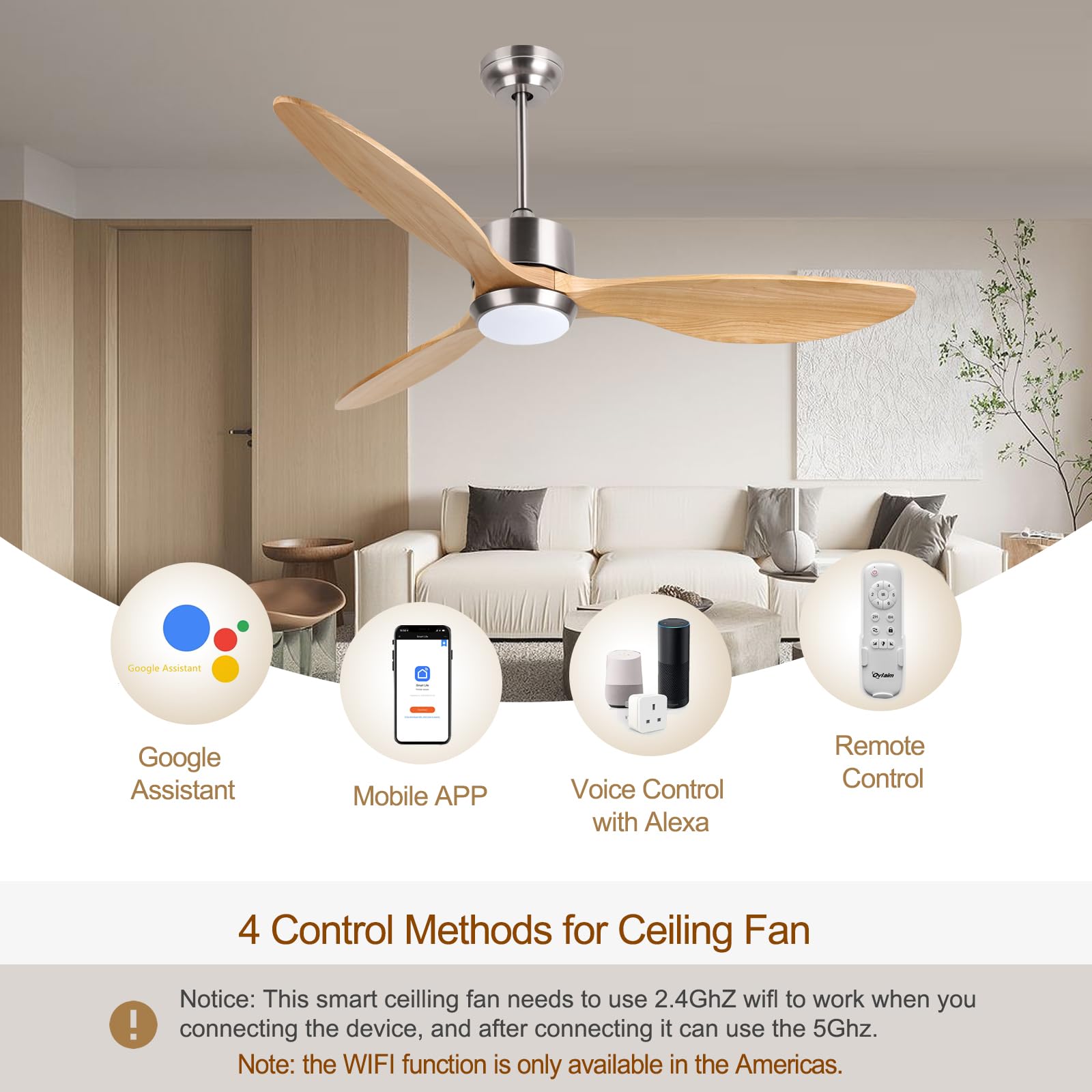 Ovlaim Retractable Fan with Remote Control,44 Inch Ceiling Fan with Light Industrial Ceiling Fan Retractable Blades Vintage Cage Chandelier Fan with Remote Control