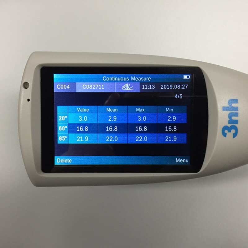 Three Angle Gloss Meter for Paint Glossmeter NHG268 Precise with Touch Screen