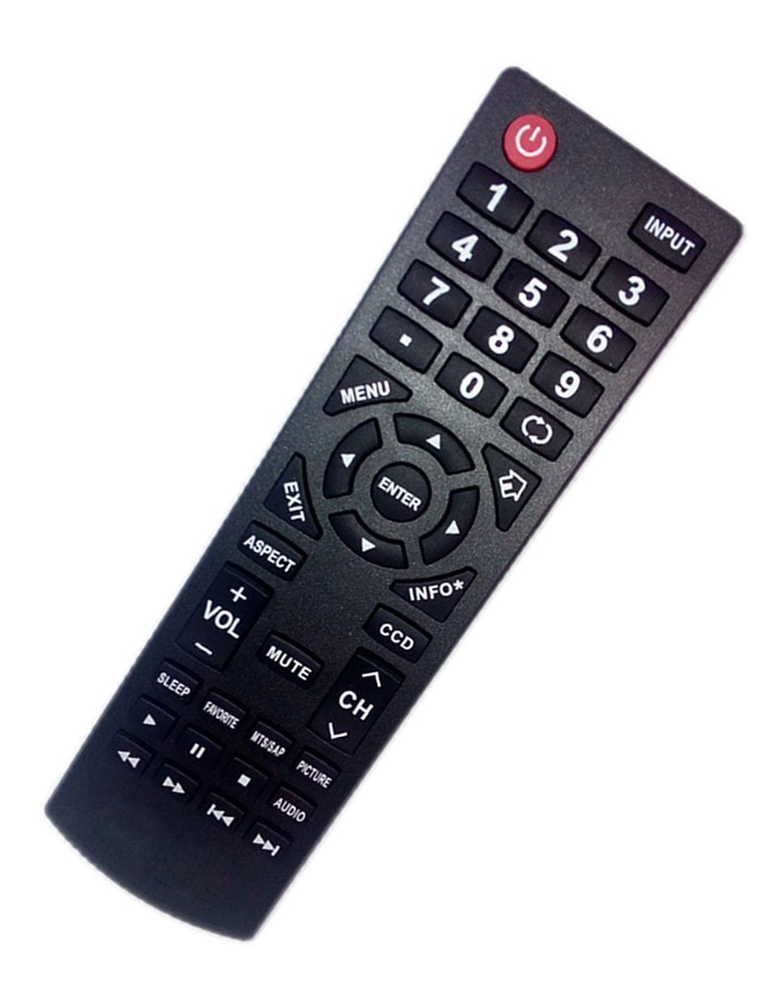 Replaced Remote Control Compatible for Insignia NS-39D310NA15 NS46D400NA14 NS-48D510NA15 NS50L440NA14 NS-50L440NA14 LED LCD HDTV TV