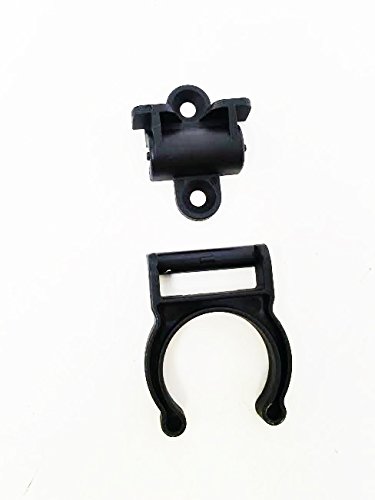 Pactrade Marine Boat Canoe Kayak Pair (2 PCS) of Black Folding Paddle Clip Kit