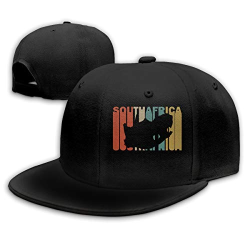 Retro Style South Africa Silhouette Polyester Dad Hat Cap Adjustable Baseball Cap Classic Plain Hat Men Women Unisex Style