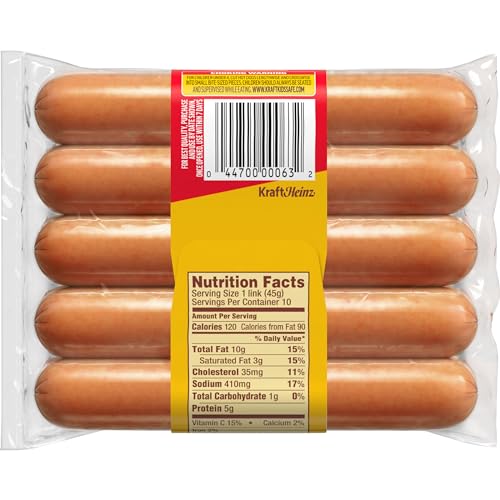 Oscar Mayer Classic Wieners Hot Dogs (10 ct Pack)