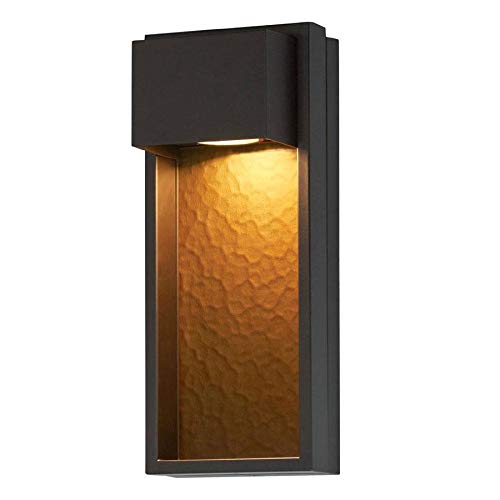 Portfolio 15.9-in H Bronze Dark Sky LED Outdoor Wall Light Energy Star FS18-13