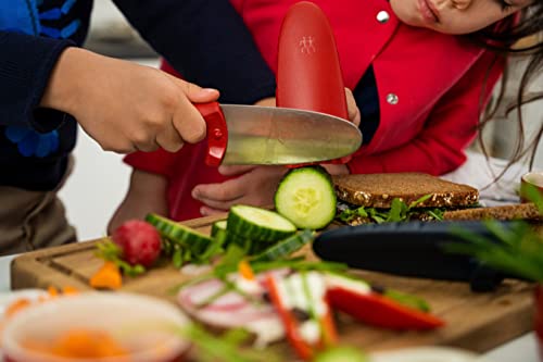 Zwilling 36550-101 Twinny, Red, 3.9 inches (100 mm), Children's Knife, Stainless Steel, Round Tip, Safety