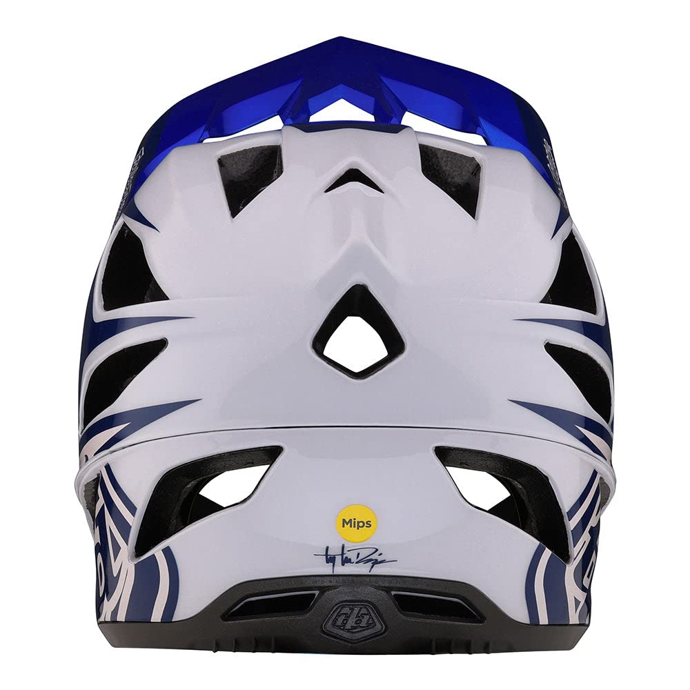 Troy Lee Designs Stage Valence Full Face Bicycle Helmet for Max Ventilation Lightweight MIPS EPP EPS Racing Downhill DH BMX MTB - Adult Men Women (Blue, XL/XXL)