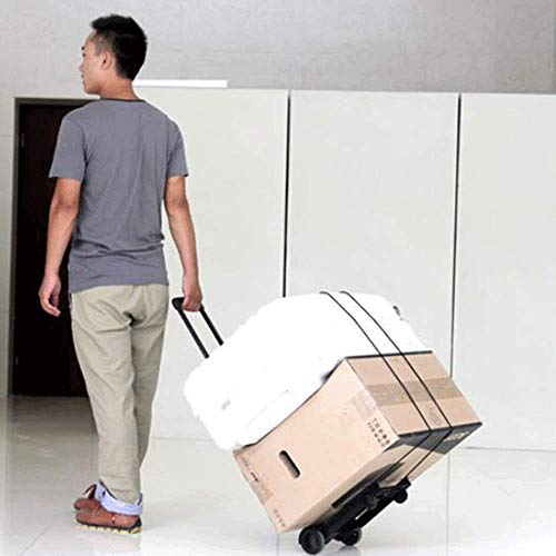 WDBBY Moving Platform Hand Truck, Foldable for Easy Storage and Degree Swivel Wheels