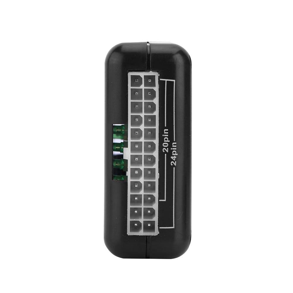 Power Supply Tester for Floppy for HDD for CDROM for SATA, 20/24 Pin Computer Power Supply Tester Checker, 4 Pin(P4), 8 Pin(Dual CPU), 6 Pin(PCIExpress)