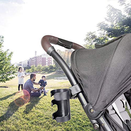 Pack of 2 Stroller Small Cup Holders, Universal Drink Holder for Bikes, Trolleys or Walkers, Tight Fit Most Small Size Cups