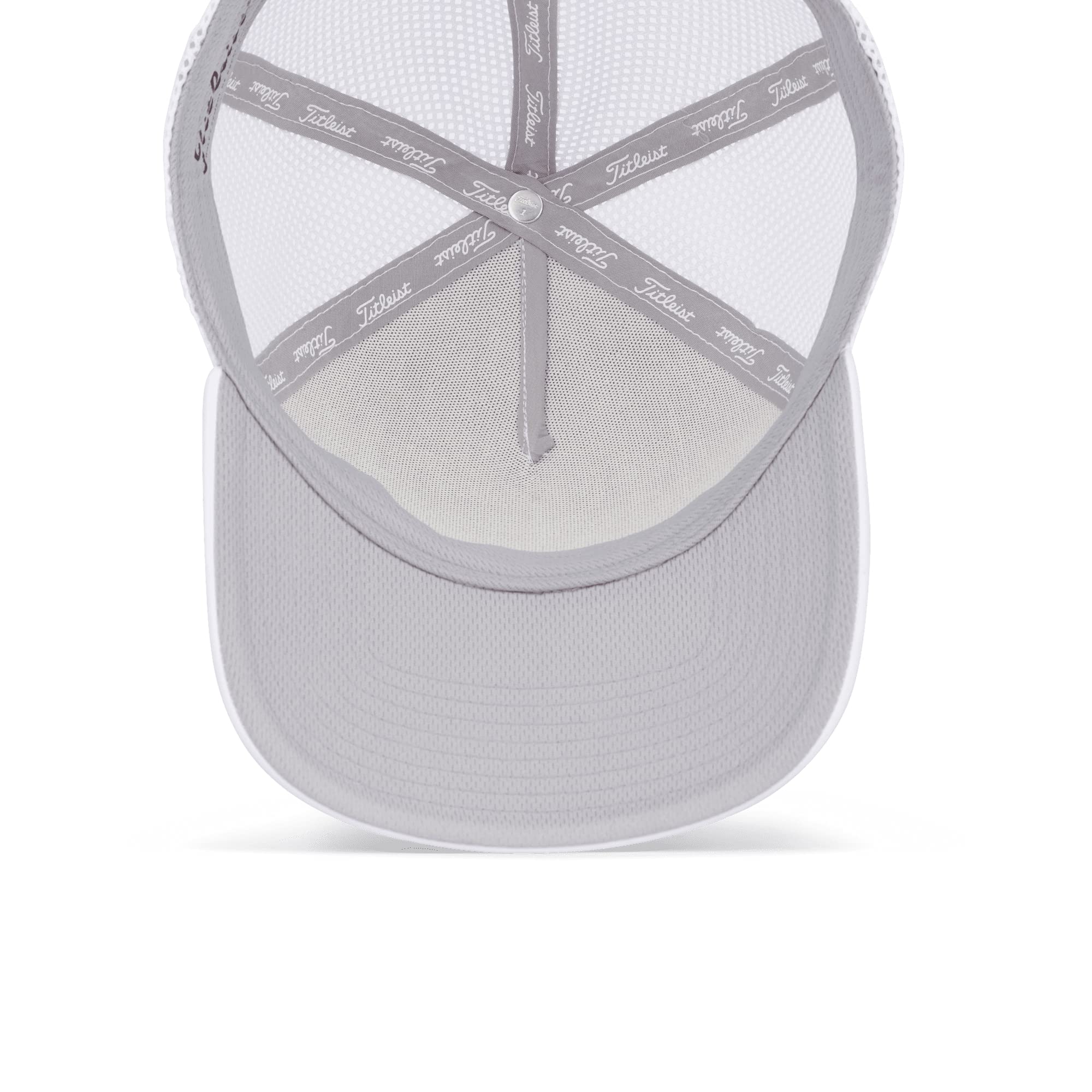 Titleist Men's Standard Surf Stripe Laguna, Heather White/Red, OSF