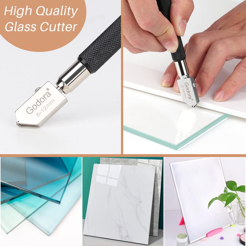 Premium Glass Cutter for Bottles & Glass Cutter Bundle - DIY Glass Bottle for Cutting Beer, Wine or Soda Round Bottles & Mason Jars, Perfect Bottle Cutter