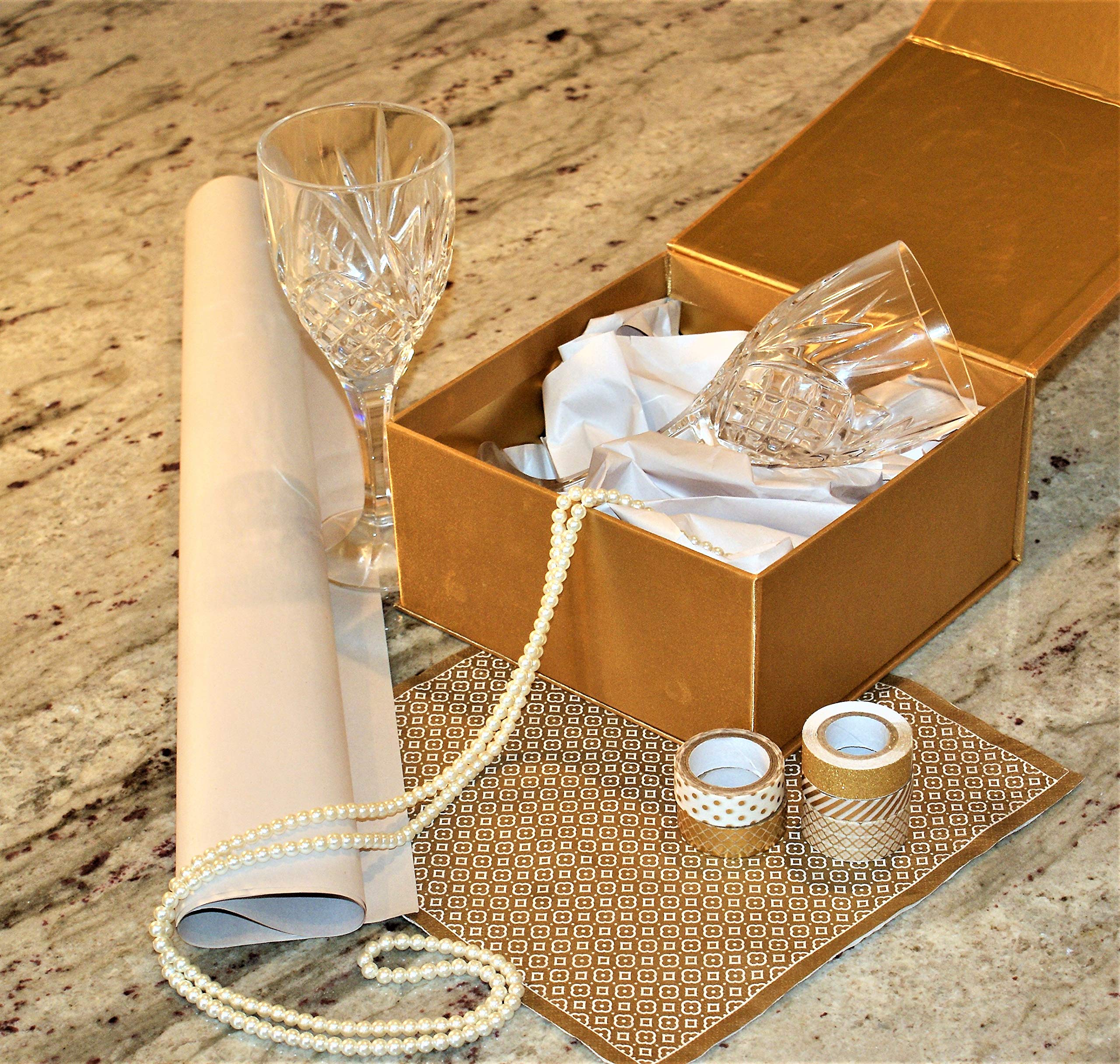 Packaging Paper (~ 10LB Bulk Pack) Sheet Size ~ 27" x 17" Unprinted Clean Newsprint Paper Sheets Ideal for Moving, Shipping, Box Filler, Wrapping and Protecting Fragile Items - Bulk Pack - Made in USA