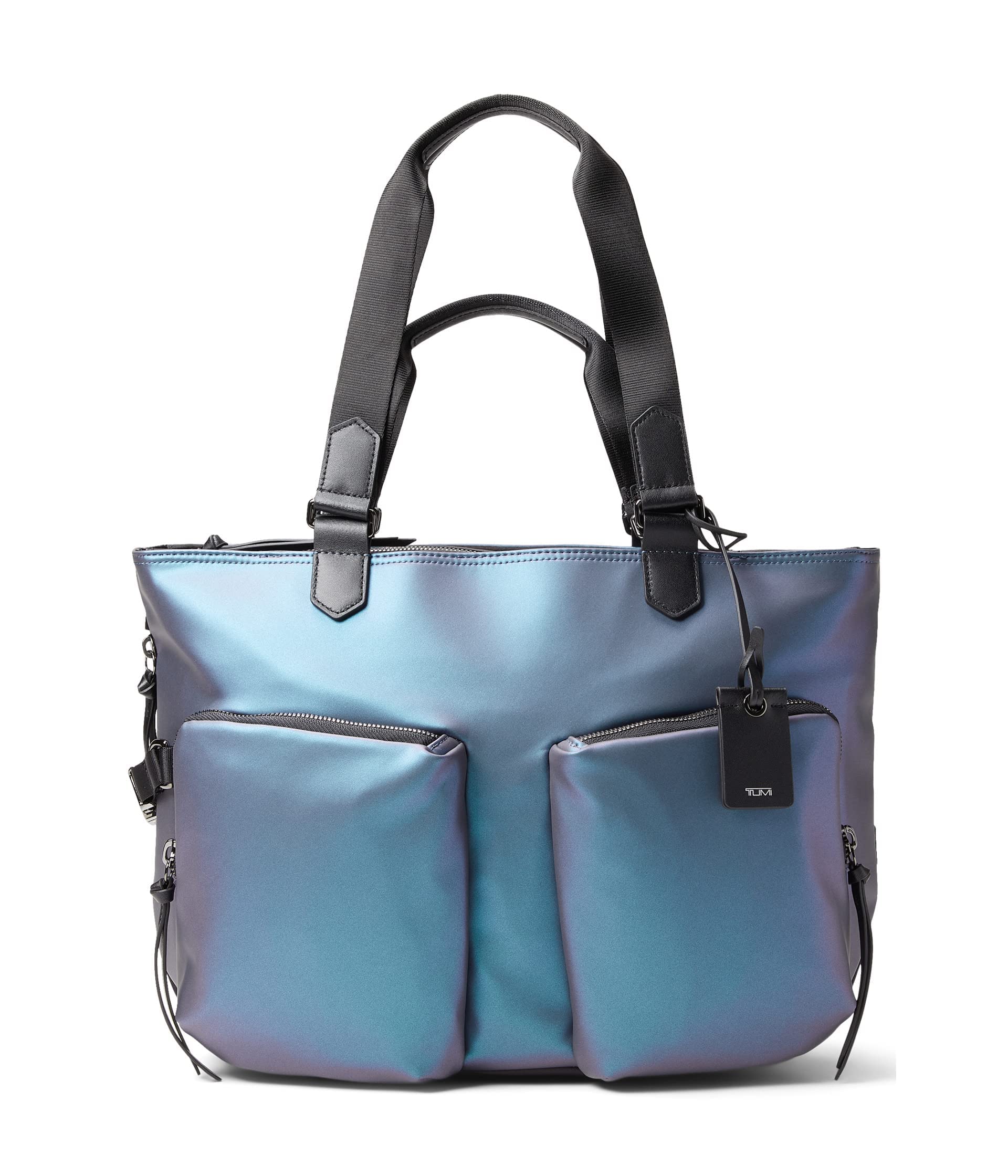Tumi Amber Tote Iridescent Blue One Size