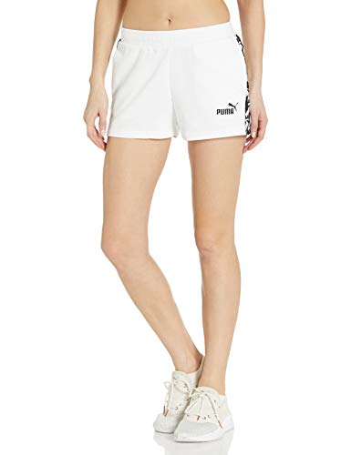 PUMA Women's Amplified 2" Shorts, White, M