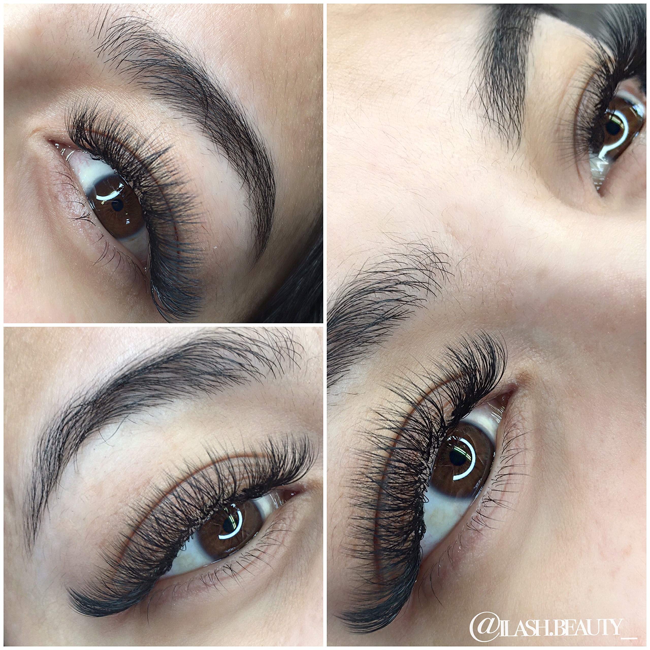 Premade Fans Eyelash Extensions Mixed Tray 9-15mm D Curl 0.10mm 4D Pre Made Volume Eyelash Extensions Promade Fanned Russian Volume Lash Extensions by EMEDA (4D 0.10 D 9-15 Mix)