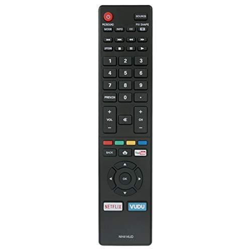 NH414UD Replace Remote Control fit for Sanyo Smart LED LCD TV HDTV FW50C85T FW50C87F FW55C46F FW55C46FB FW55C46F-B FW55C46F-B FW55C78F FW55C87F FW65C78F FS32C06F FW43C46F FW43C46FB FW43C46F-B