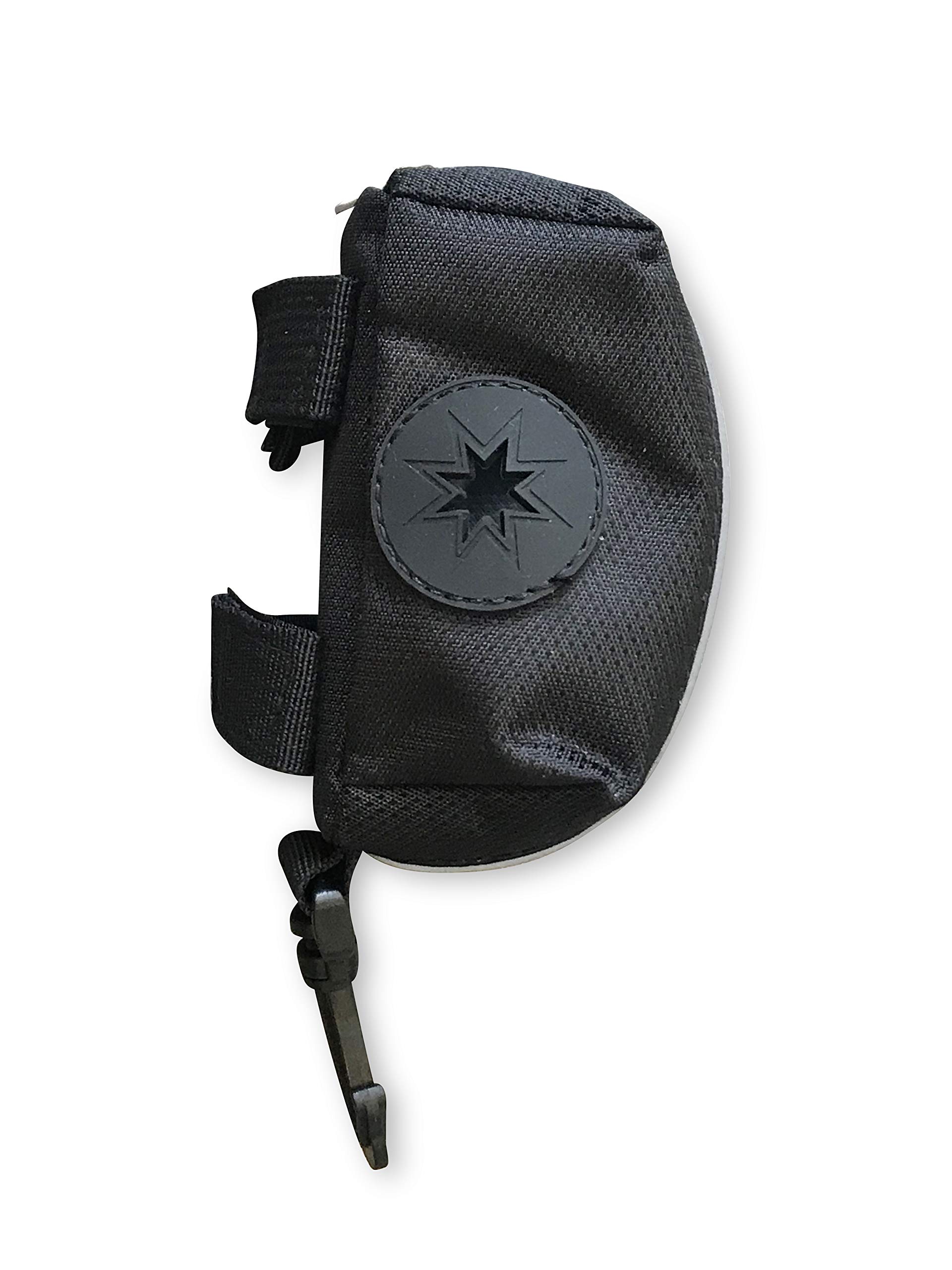 QualityVibe Dog Harness Kit Includes Leash & Waste Bag Holder. Breathable & Padded Material Great Gift for New Dog Owner. Reflective for Night Walk. (Medium, Black)