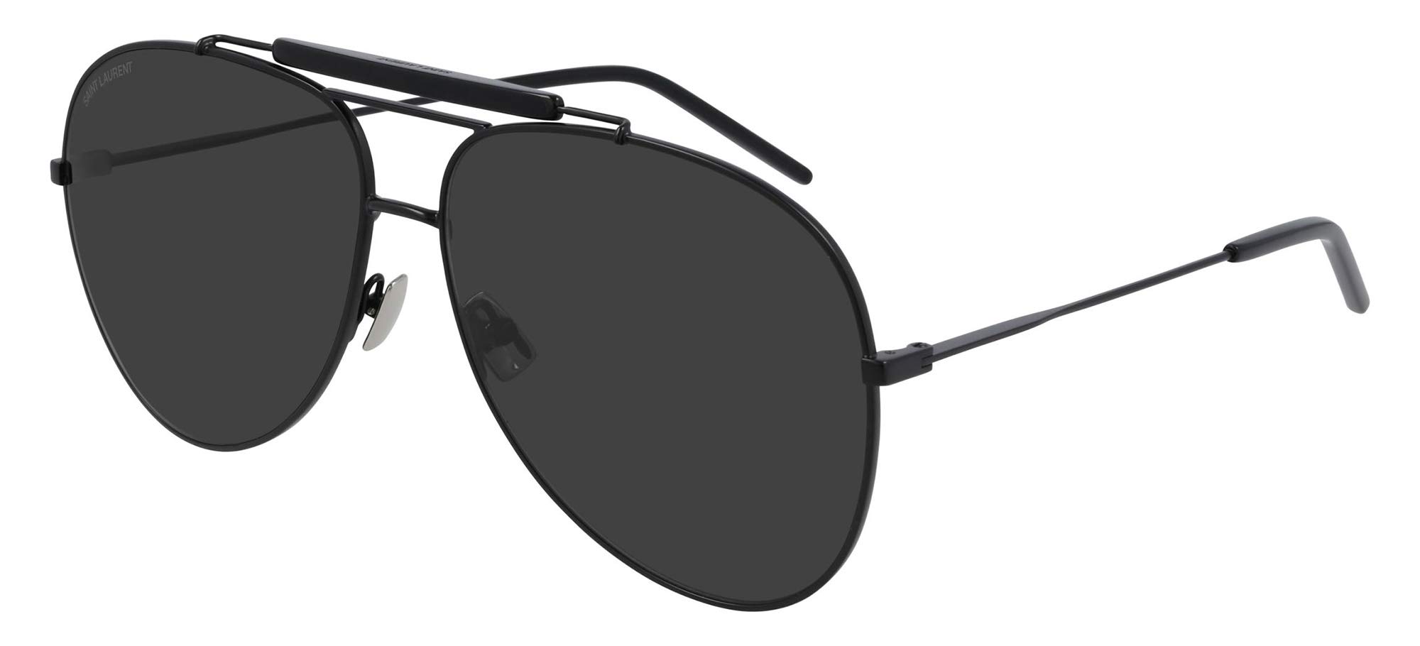 Saint Laurent CLASSIC 11 OVER Black/Dark Grey 64/14/150 unisex Sunglasses