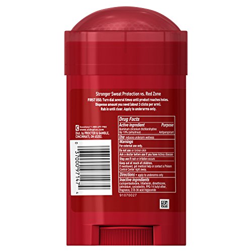 Old Spice Antiperspirant & Deodorant Hardest Working Collection Sweat Defense, Steel Courage, 2.6 Ounce
