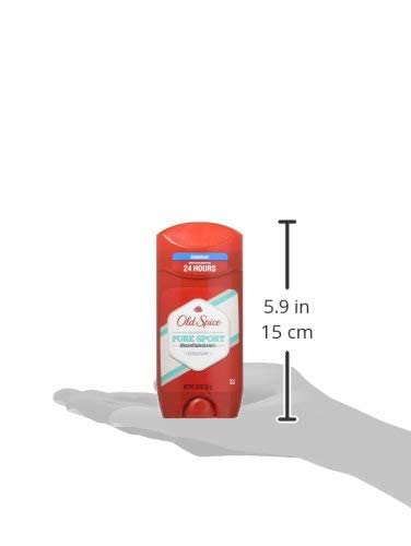 Old Spice Deodorant for Men Pure Sport Scent High Endurance 3 Ounce (Pack of 3)